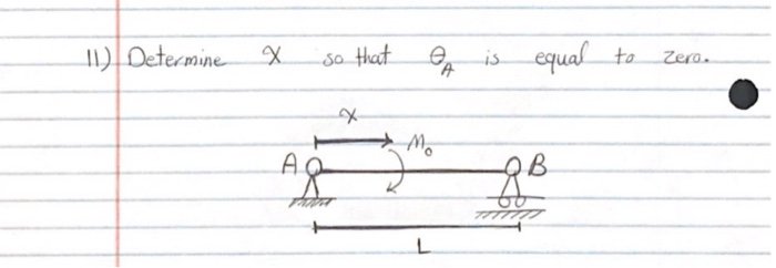 Solved 11) Determine & so that of is equal to zero. | Chegg.com