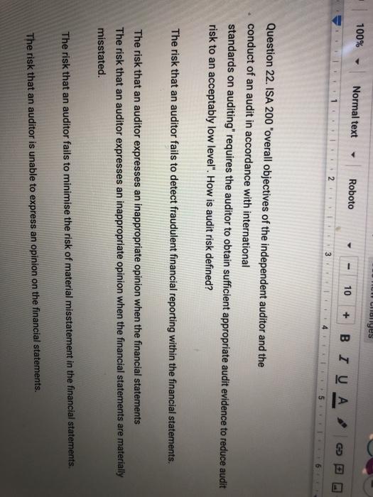 Question 21. According to ISA 402, Audit | Chegg.com