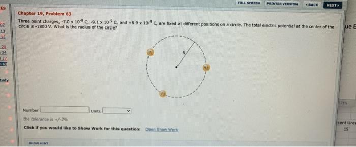 Solved FULL SCREEN PRINTER VERSION | Chegg.com
