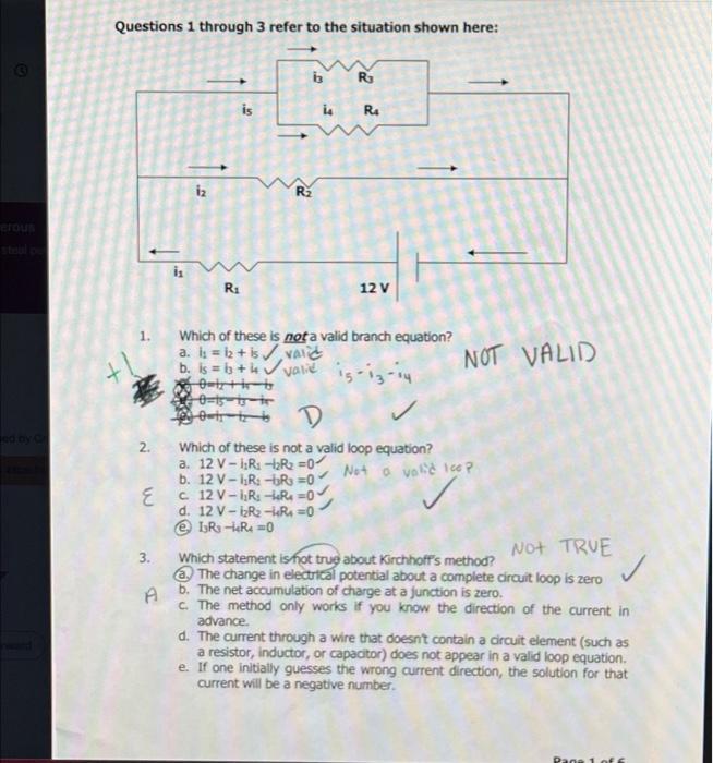 Solved Questions 1 through 3 refer to the situation shown | Chegg.com