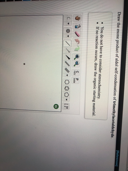 Solved Draw the enone product of aldol self-condensation of | Chegg.com