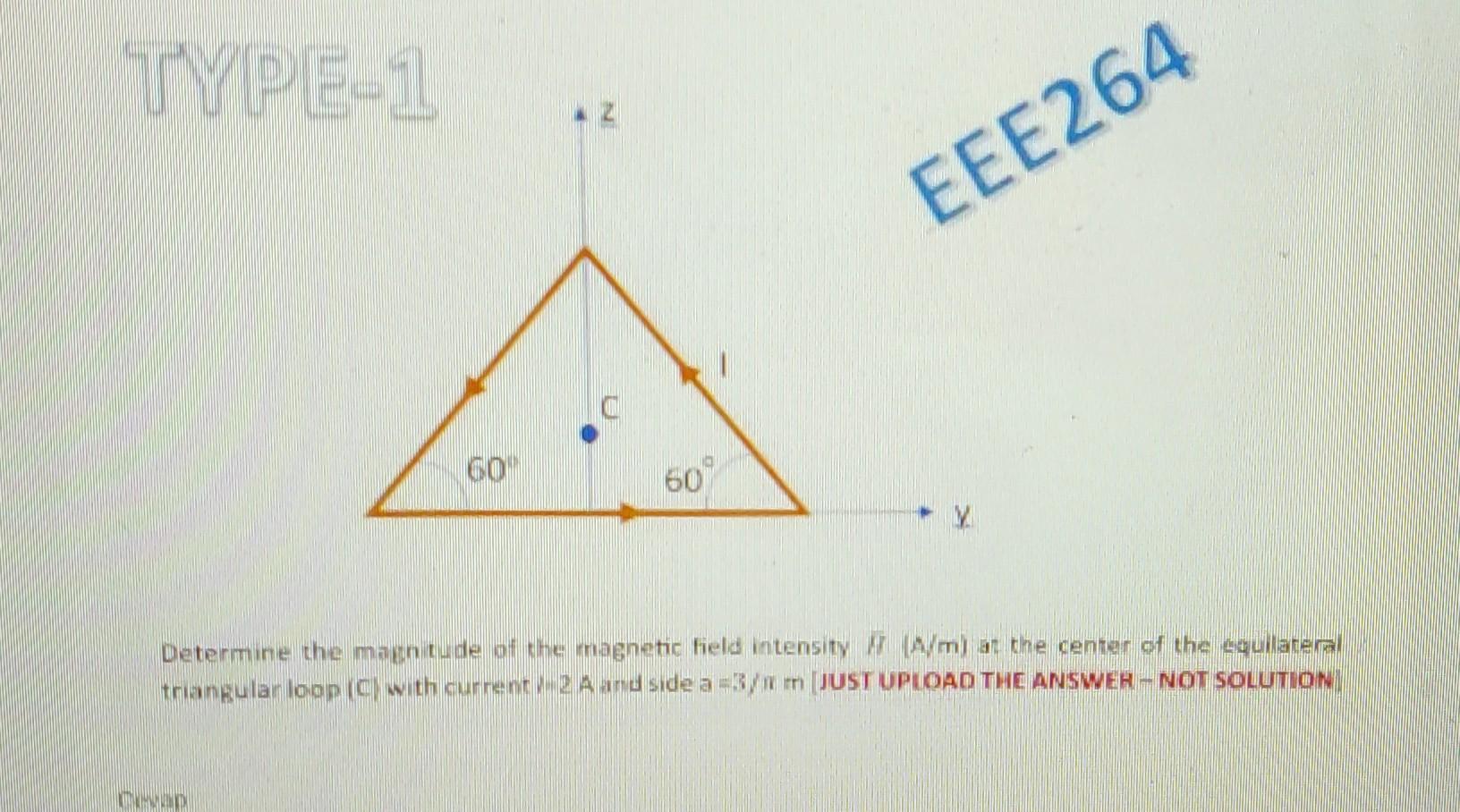 Solved Determine the magnitude of the magnetic field | Chegg.com