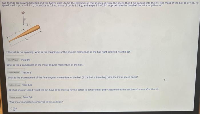 Solved Two friends are playing baseball and the batter wants | Chegg.com