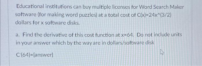 Solved Educational institutions can buy multiple licenses | Chegg.com