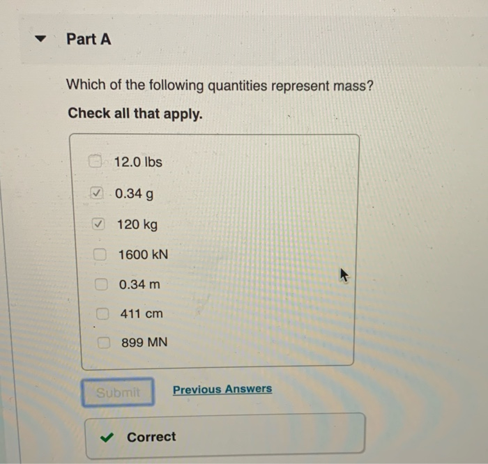 Solved Understanding Mass and Weight To understand the | Chegg.com