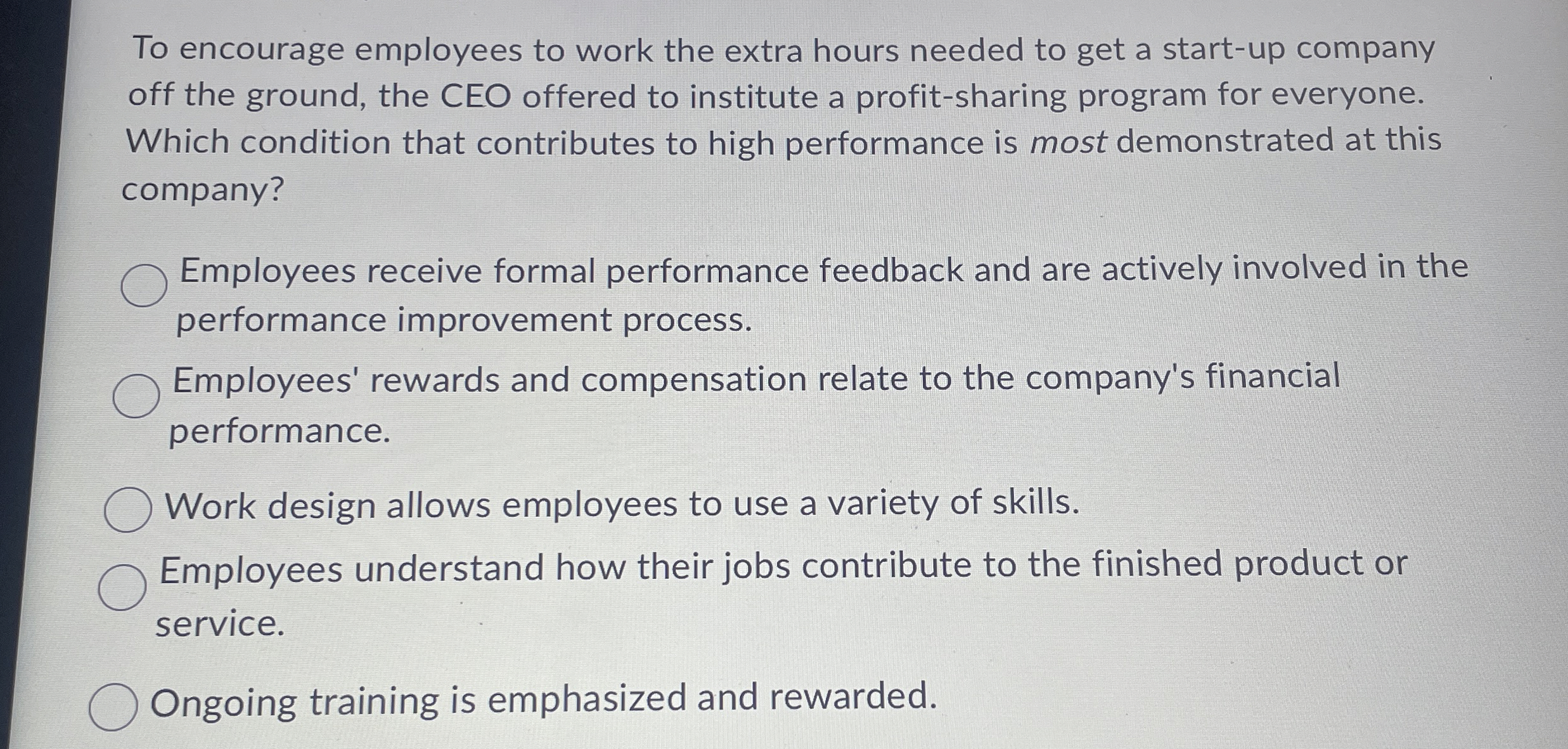 Solved To encourage employees to work the extra hours needed | Chegg.com
