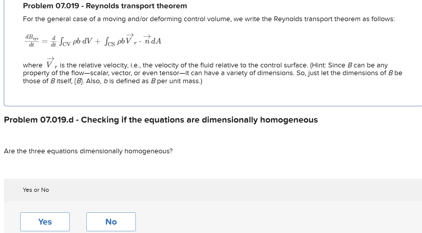 Solved Problem 07.019.d - ﻿Checking if ﻿the equations are | Chegg.com