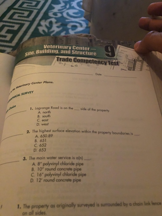 Veterinary Center - ce Building, and Structure Trade | Chegg.com