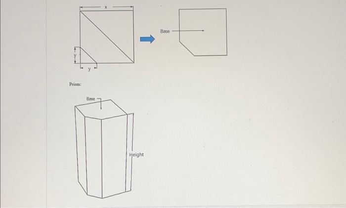 Solved The building depicted below is a pentagonal right | Chegg.com