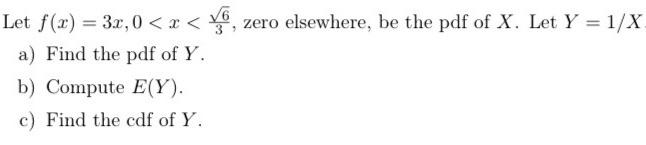 Solved Let f(x)=3x,0 | Chegg.com