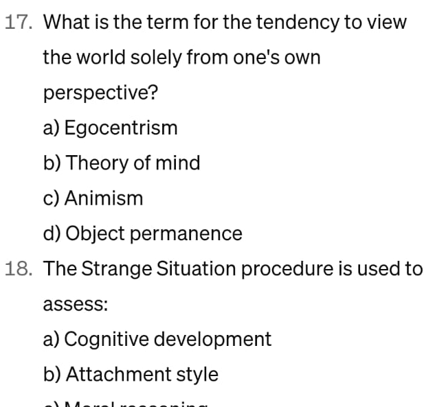 Solved What is the term for the tendency to view the world | Chegg.com