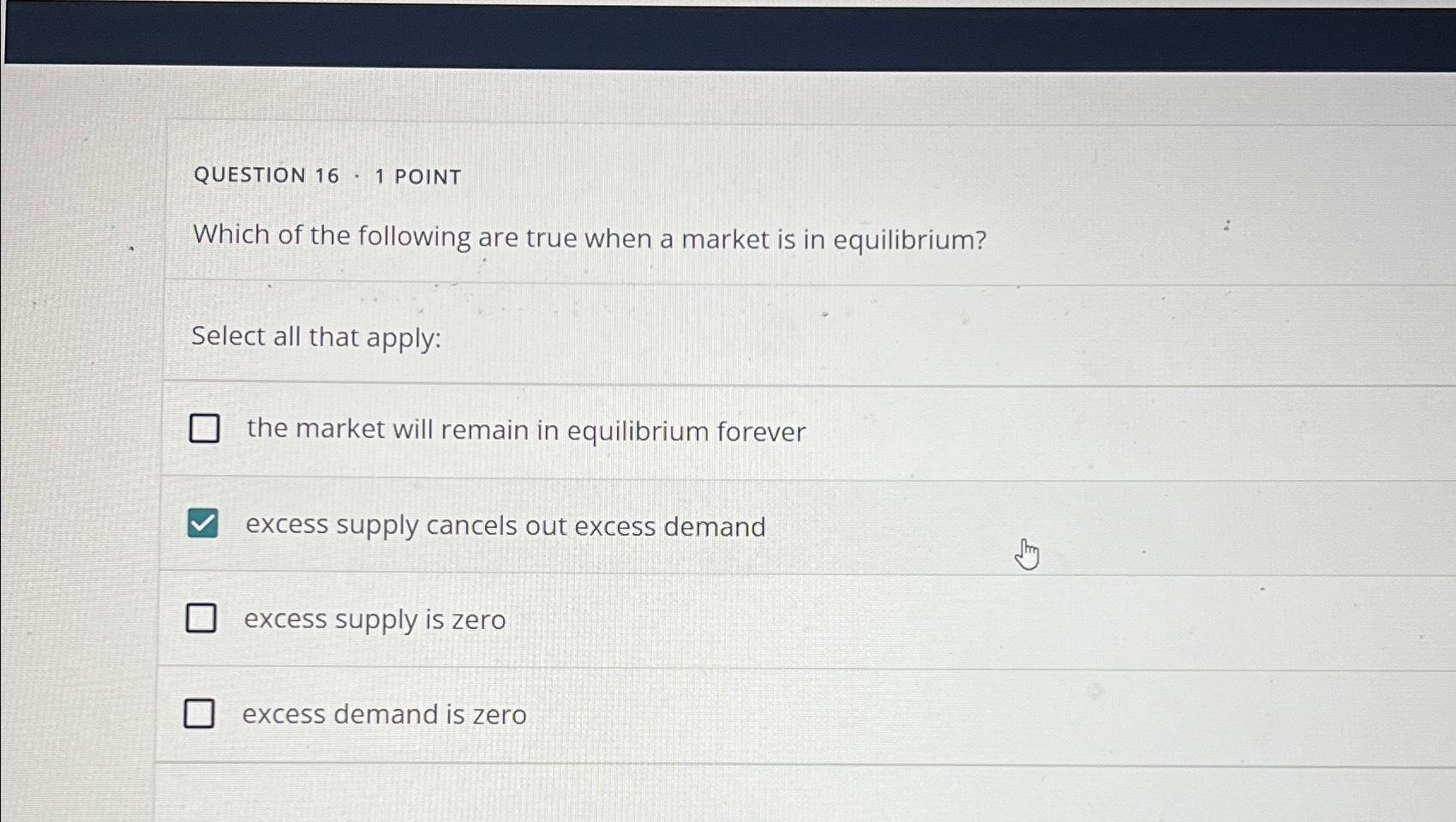 Solved QUESTION 16*1 ﻿POINTWhich of the following are true | Chegg.com