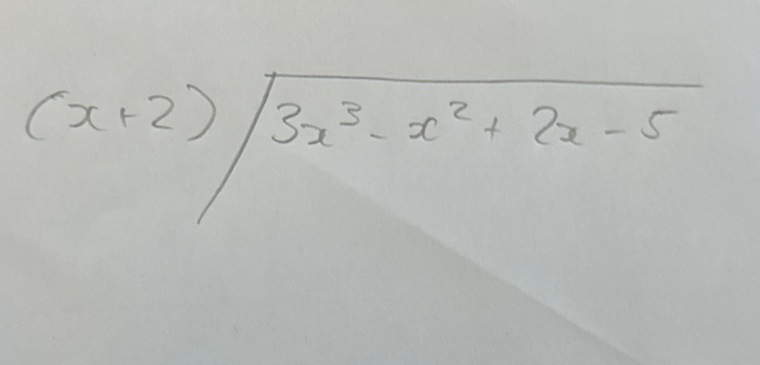 Solved (3x3-x2+2x-5(x+2)) | Chegg.com