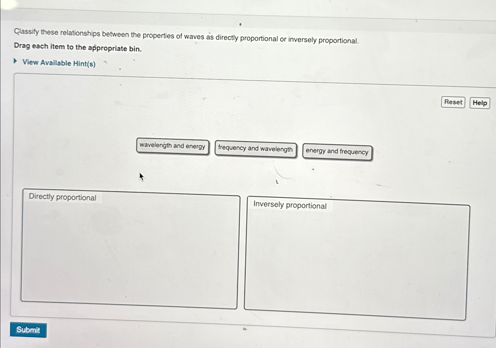 Solved Classify these relationships between the properties | Chegg.com