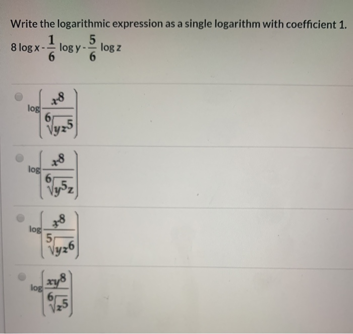 Solved Write the logarithmic expression as a single | Chegg.com