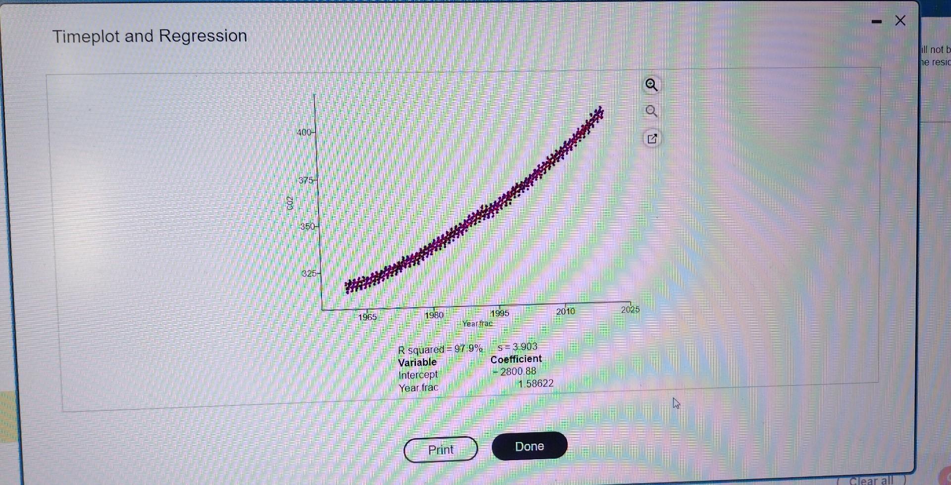 Solved Use the Regression Simple Sample tool to answer the | Chegg.com