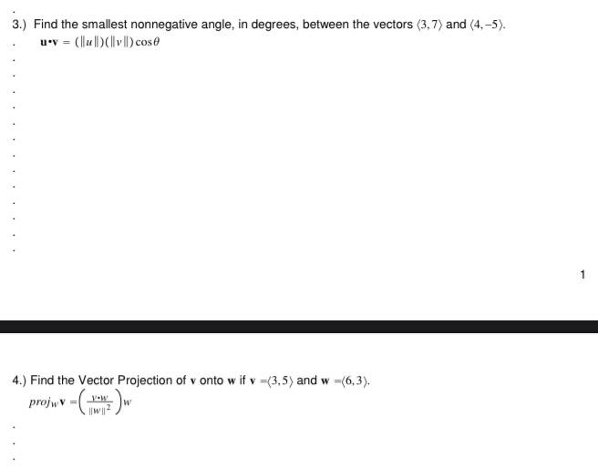 Solved 3.) Find the smallest nonnegative angle, in degrees, | Chegg.com