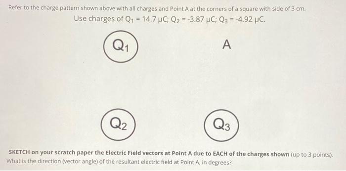 Solved Refer to the charge pattern shown above with all | Chegg.com