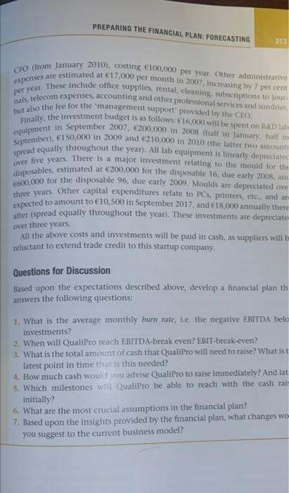 Solved Let's Practise: Case Study QualiPro: Developing a | Chegg.com