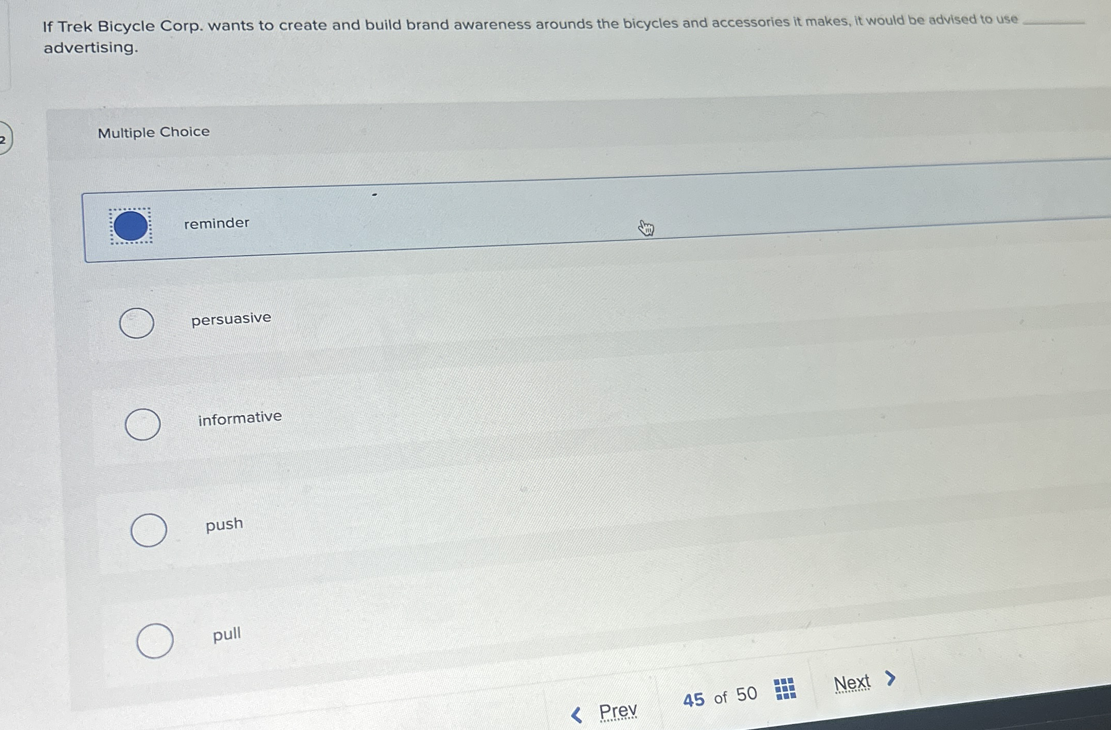 Solved If Trek Bicycle Corp. wants to create and build brand | Chegg.com