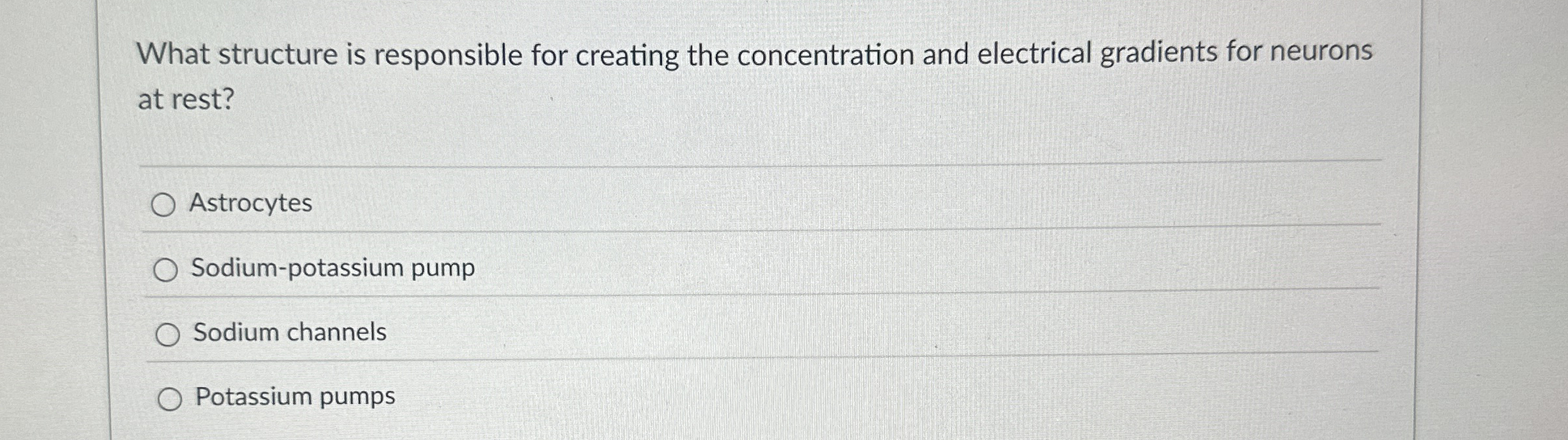 Solved What structure is responsible for creating the | Chegg.com