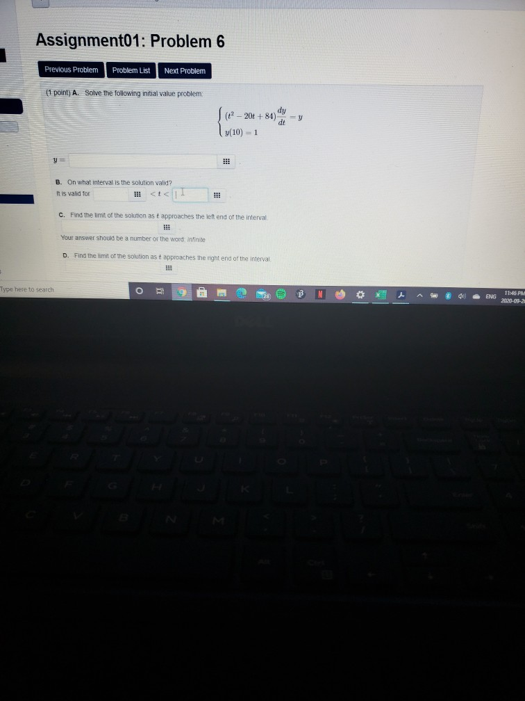 Solved Assignment01: Problem 6 Previous Problem Problem List | Chegg.com