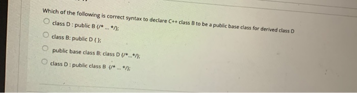 Solved QUESTION 11 Which is correct? Constructors are | Chegg.com Solved QUESTION 11 Which is correct? Constructors are | Chegg.com