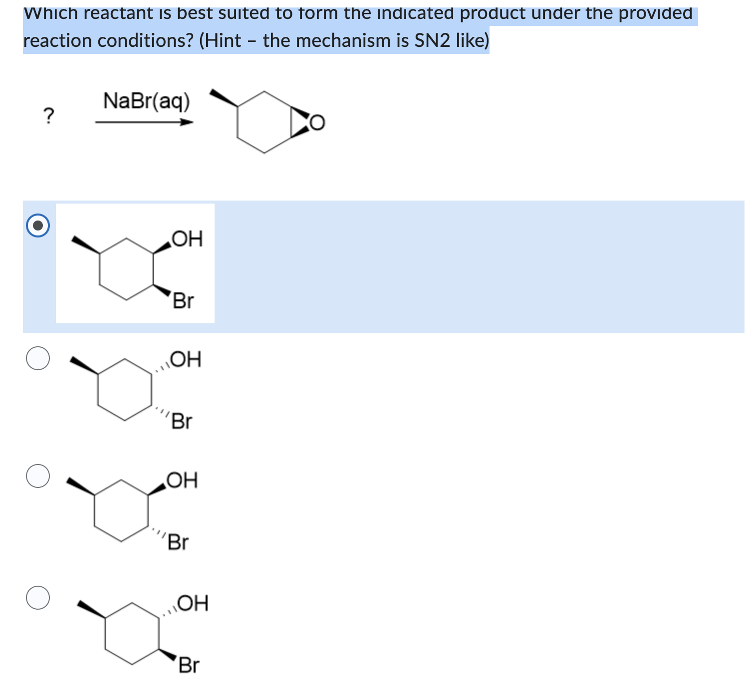 Solved Which reactant is best suited to form the indicated | Chegg.com