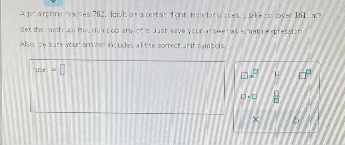 Solved set up the math but dont do it, just leave your | Chegg.com