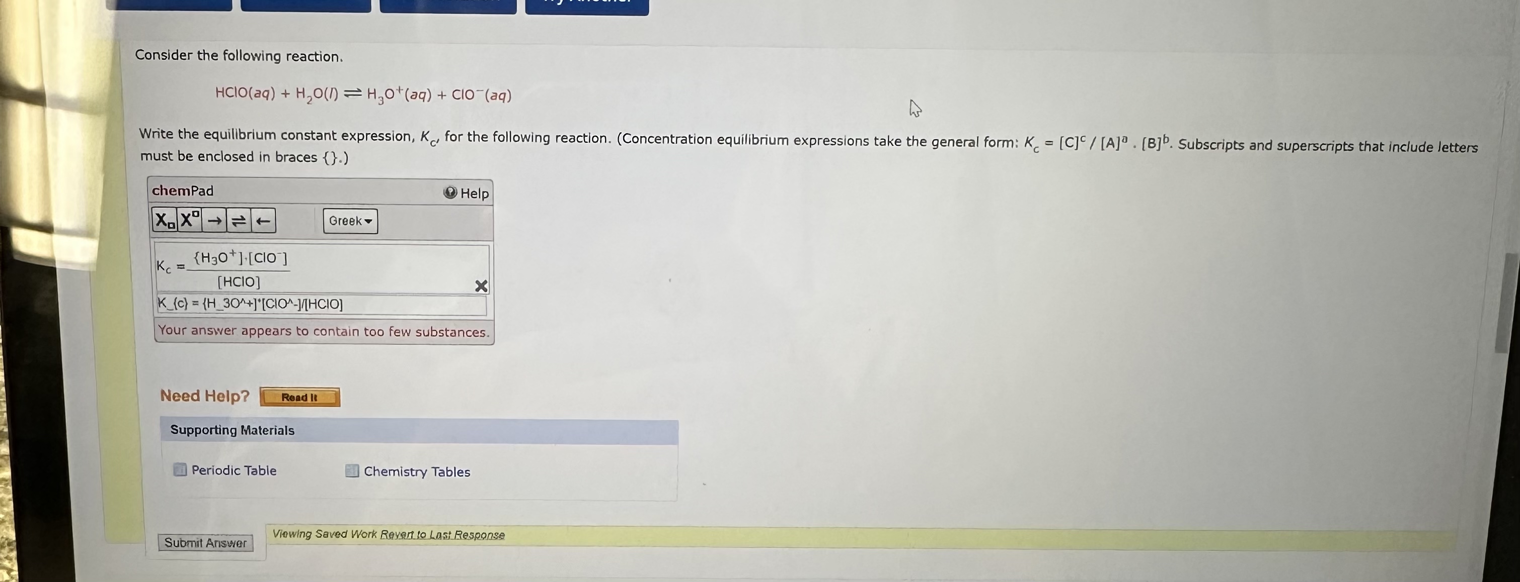 Solved Consider the following | Chegg.com