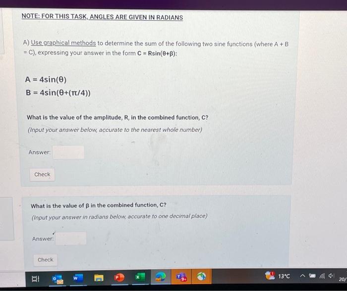 Solved use graphical merhods to determine the sum of the | Chegg.com