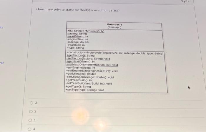 Solved How marny private static method(s) are/is in this | Chegg.com Solved How marny private static method(s) are/is in this | Chegg.com
