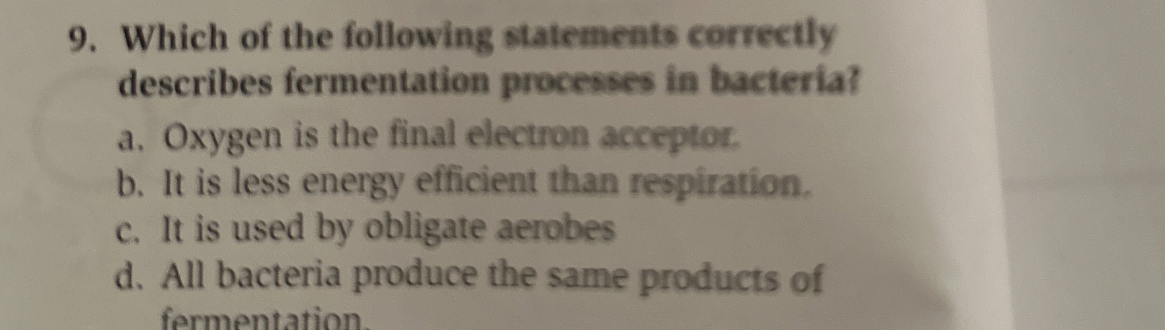 Solved Which of the following statements correctly describes | Chegg.com