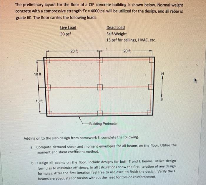 Solved The preliminary layout for the floor of a CIP | Chegg.com