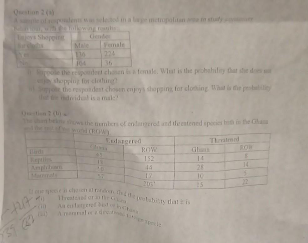 Solved Whin thoppinpt tor cluling? n) Surpose the revpondent | Chegg.com