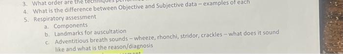 Solved 4. What is the difference between Objective and | Chegg.com