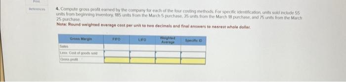 Solved Required information Problem 6-1A (Algo) Perpetual: | Chegg.com
