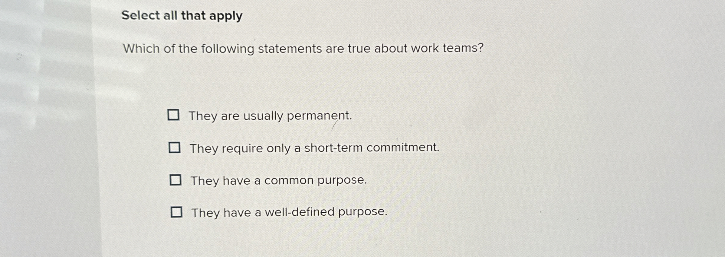 Solved Select all that applyWhich of the following | Chegg.com