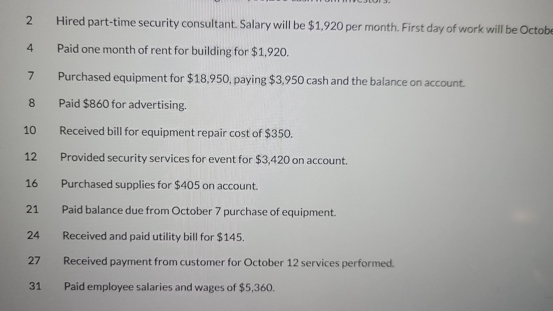 Solved 2 Hired part-time security consultant. Salary will be | Chegg.com