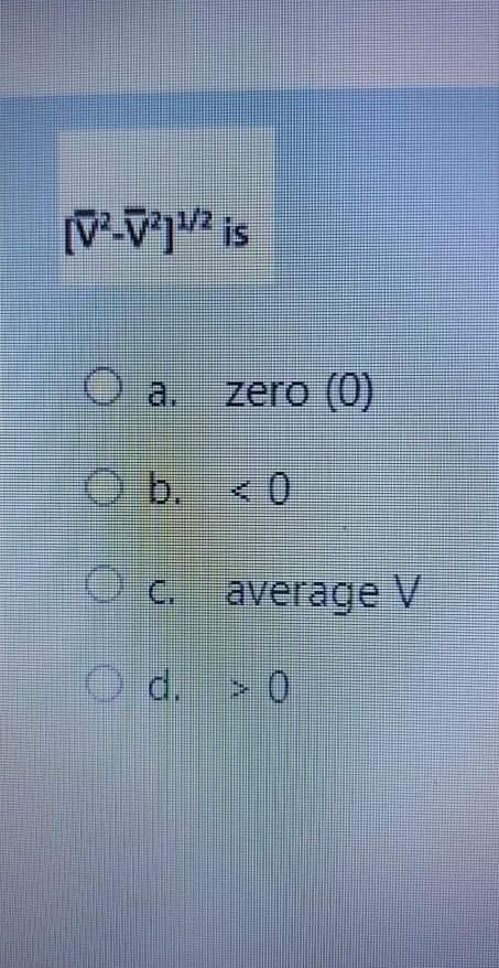 Solved (VP-T2]1/2 is ☺ a. zero (0) O . b.