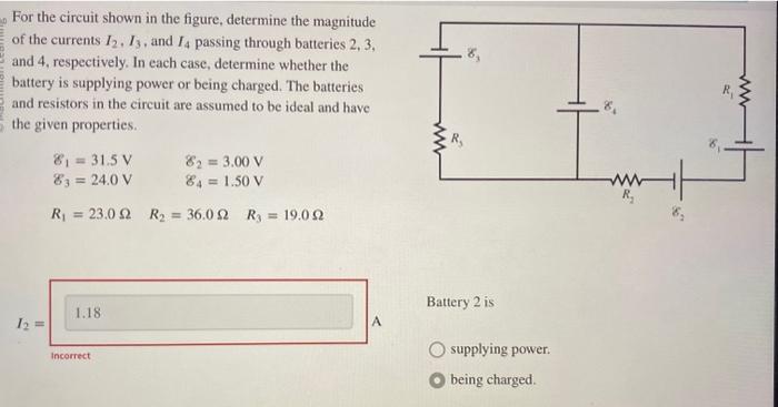 Solved For the circuit shown in the figure, determine the | Chegg.com