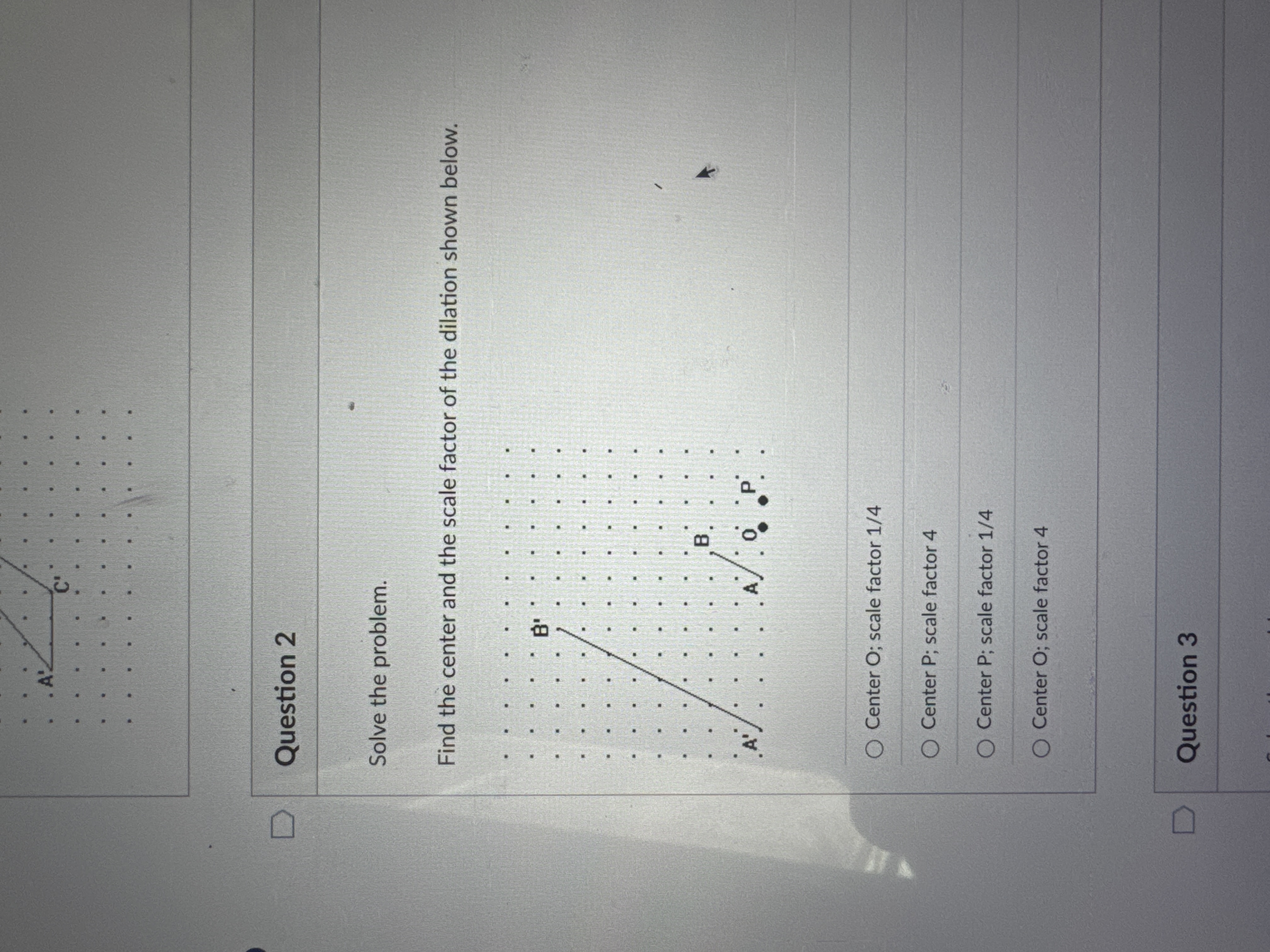 Solved Question 2Solve the problem.Find the center and the | Chegg.com