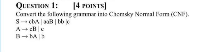 Solved QUESTION 3: [4 POINTS) Find a NPDA (Nondeterministic | Chegg.com