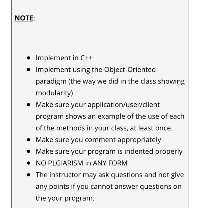Solved PA06 Employee ADT Create an Employee ADT using the | Chegg.com