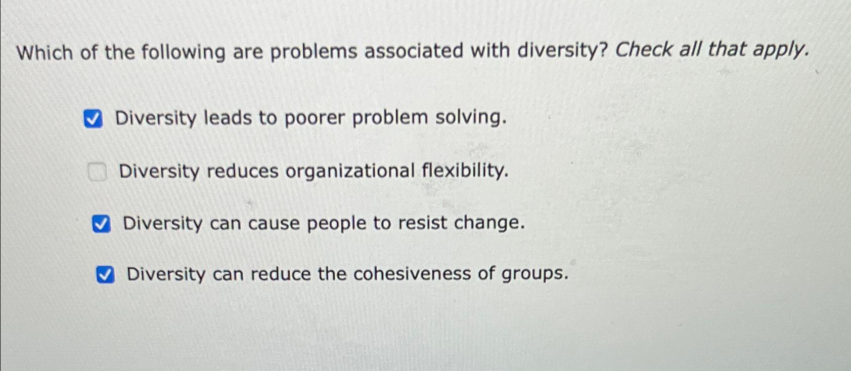 Solved Which of the following are problems associated with | Chegg.com