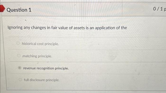 Solved Ignoring any changes in fair value of assets is an | Chegg.com
