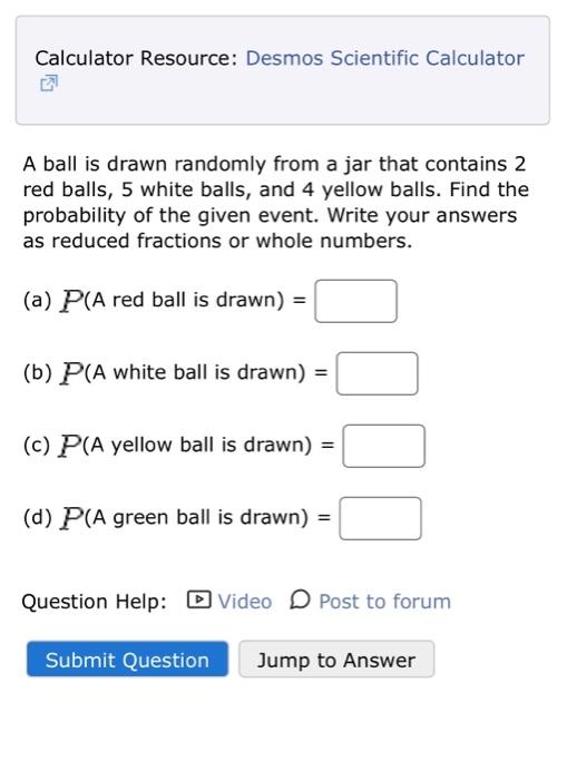 Solved Calculator Resource: Desmos Scientific Calculator A | Chegg.com