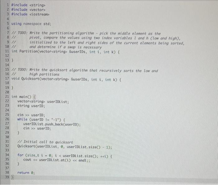 Solved please ise C++ and the variable names already | Chegg.com