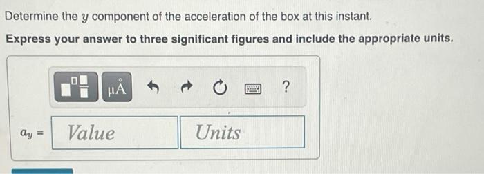 Solved The box slides down the slope described by the | Chegg.com