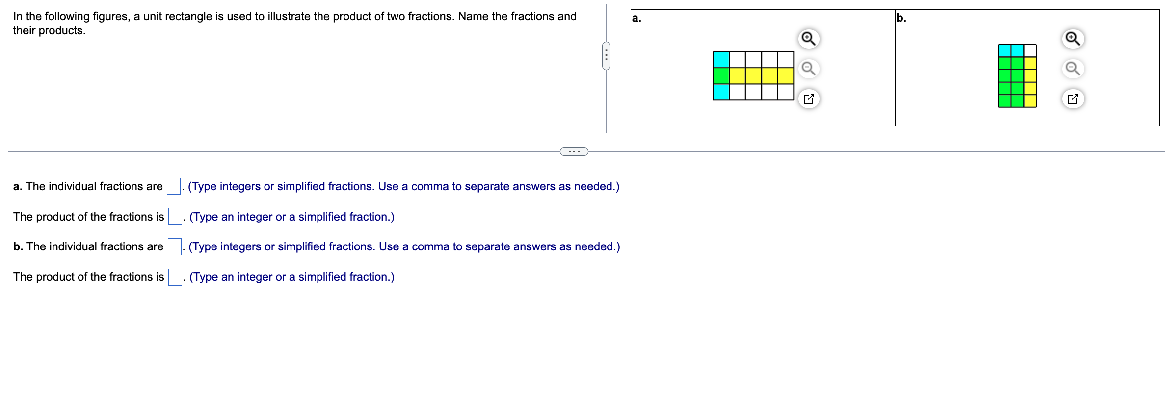 Solved In the following figures, a unit rectangle is used to | Chegg.com